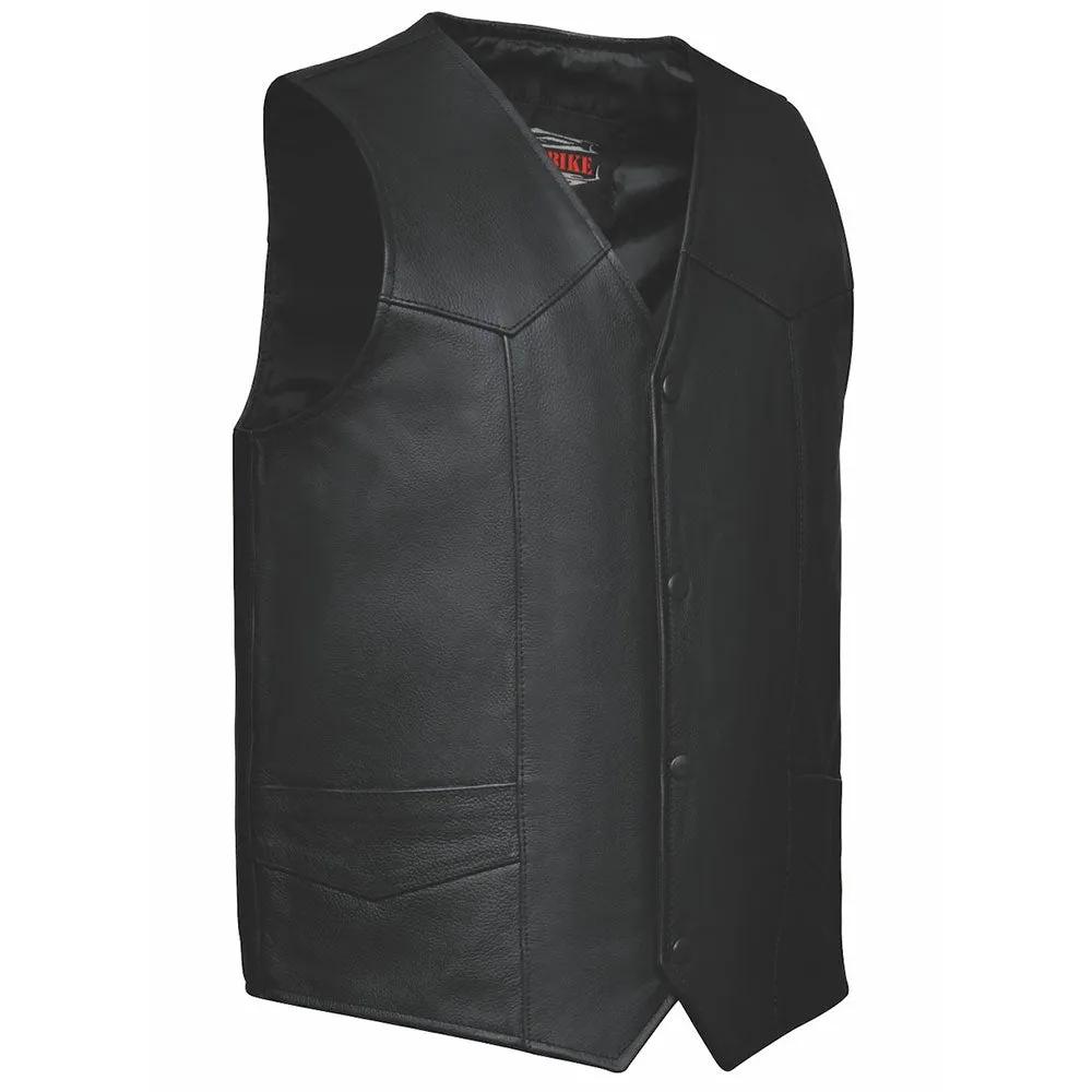 Cattleman - Mens Premium Leather Vest – Extreme Biker Leather