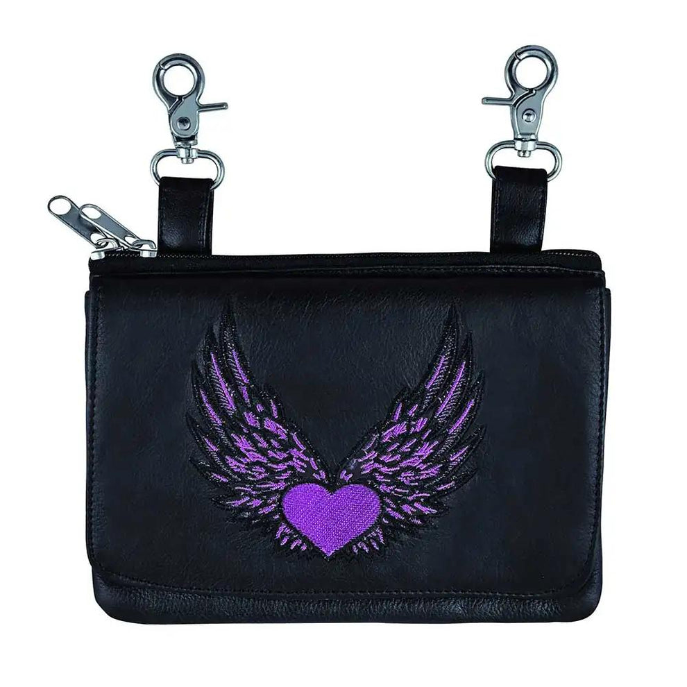 Ladies Clip on Bag for Secure Attachment – Extreme Biker Leather