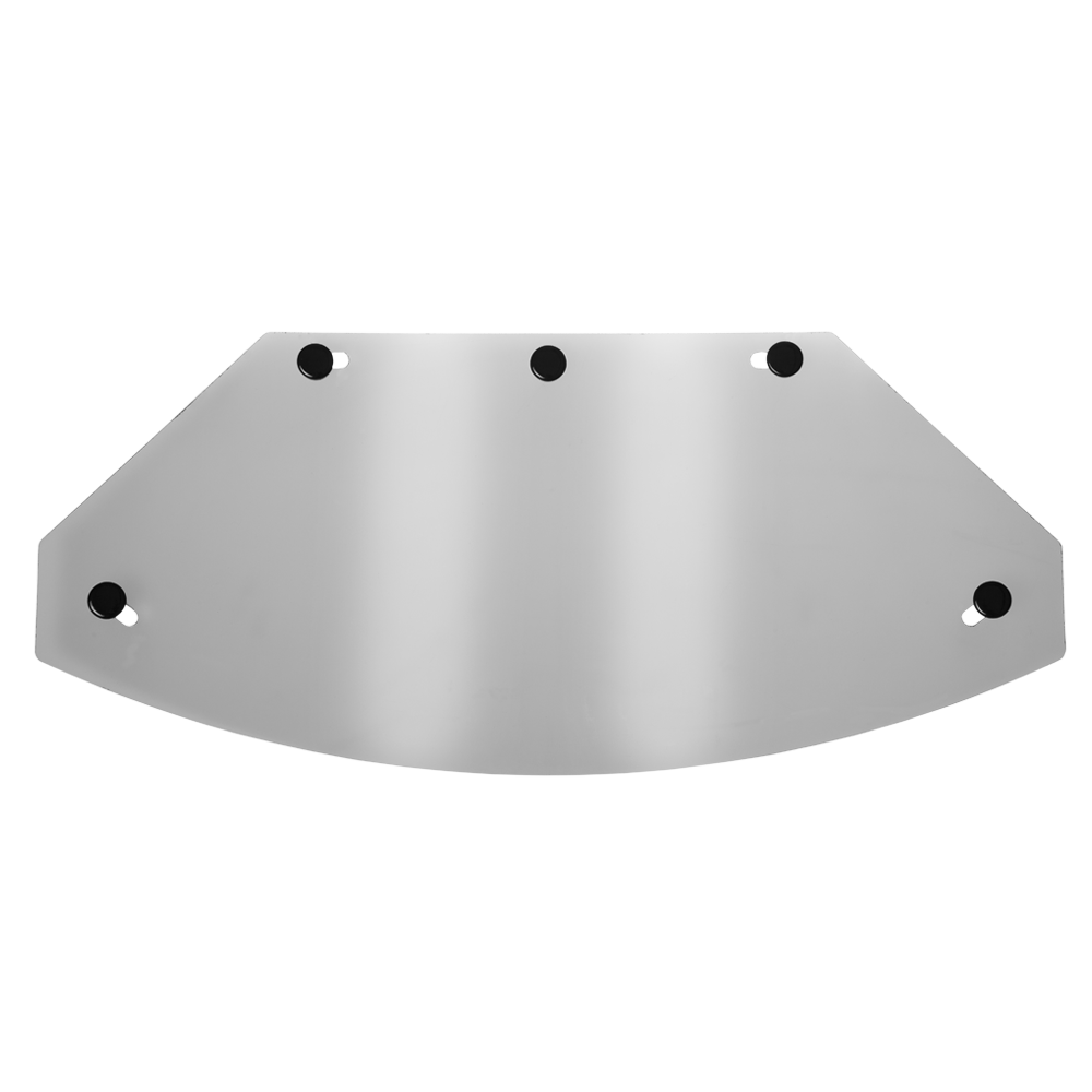 5 Snap Tear Off Shield- Smoke – Extreme Biker Leather