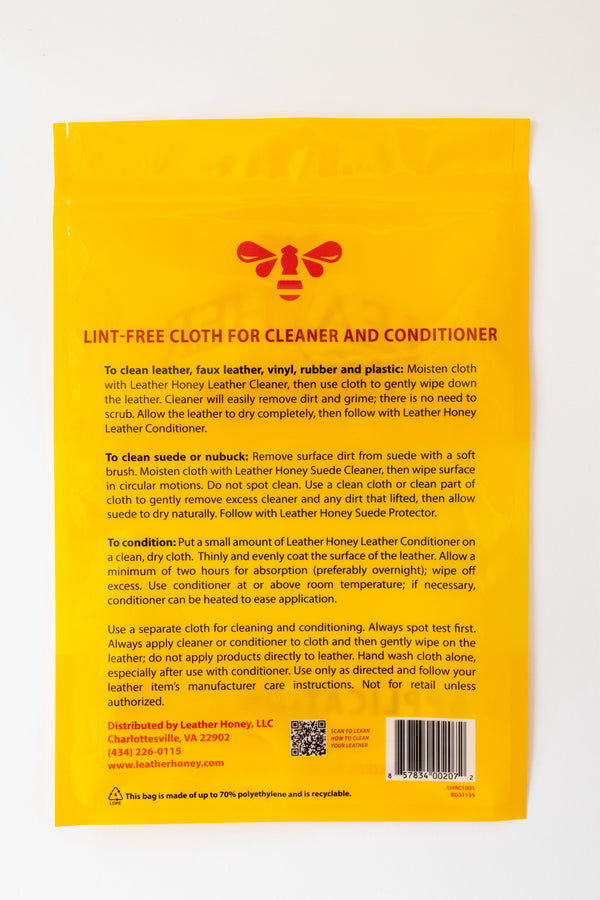 Lint-Free Application Cloth – Extreme Biker Leather