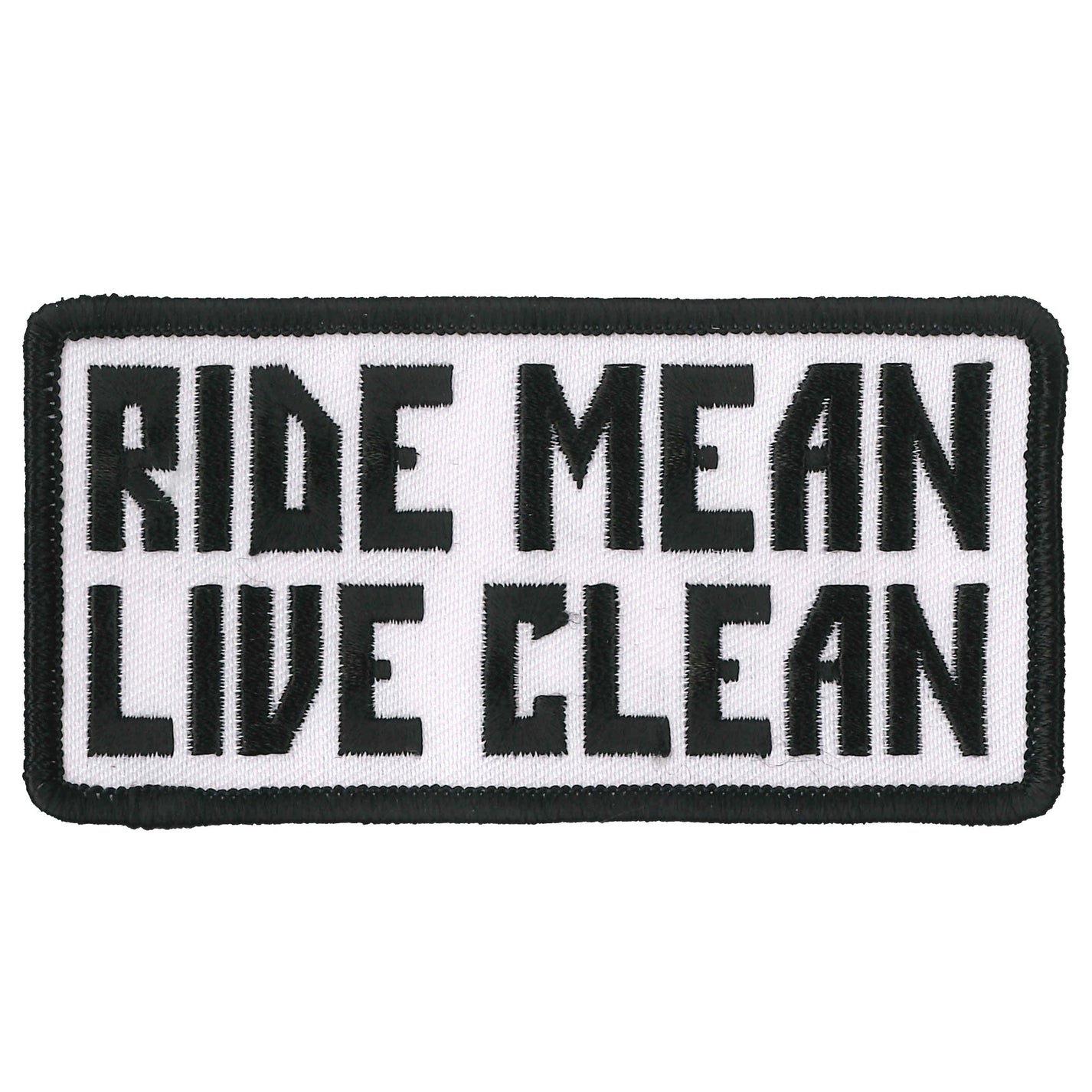 PATCH RIDE MEAN – Extreme Biker Leather
