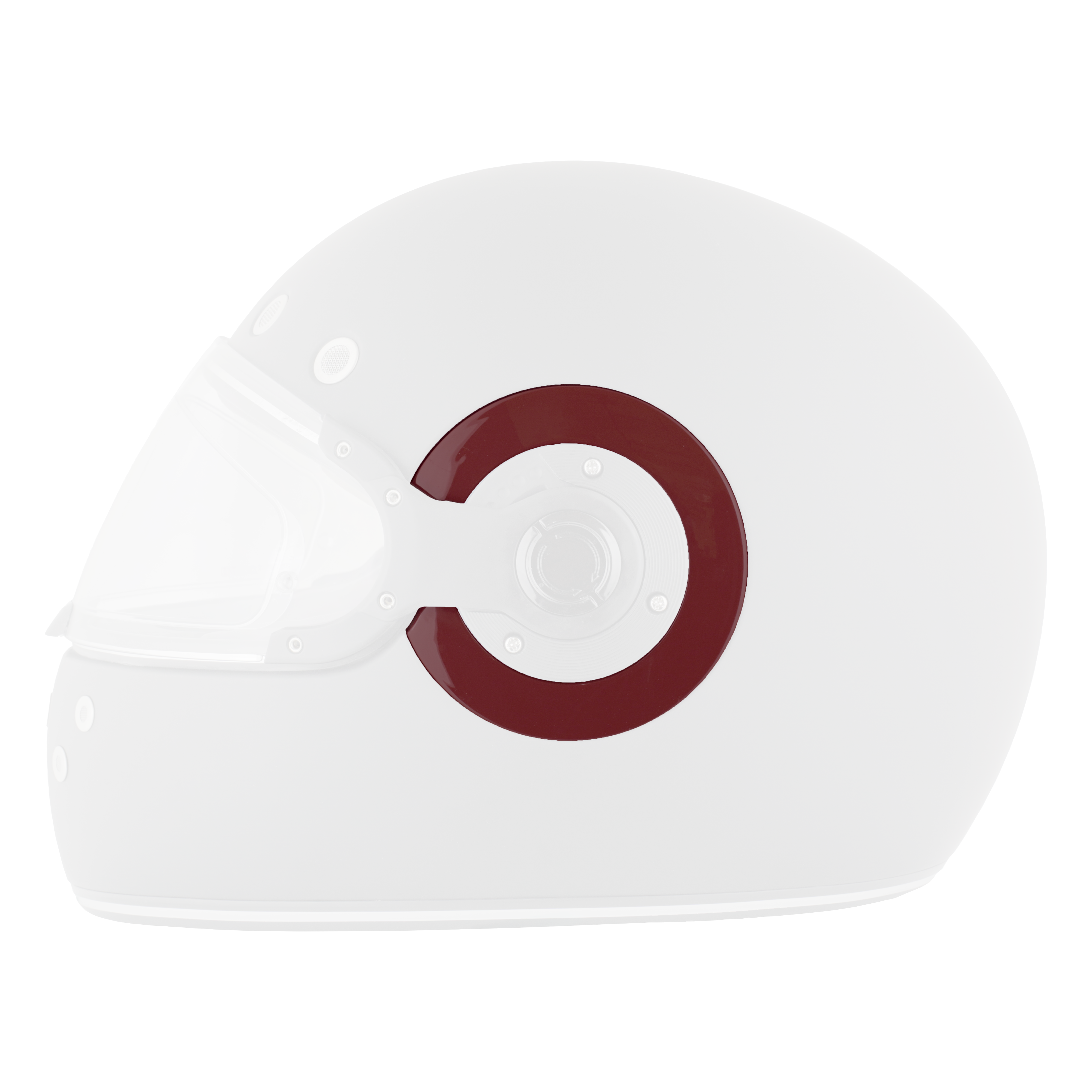 Retro Ring- Red – Extreme Biker Leather